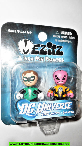 DC Universe Mezitz GREEN LANTERN Hal Jordan SINESTRO yellow mezco moc ...