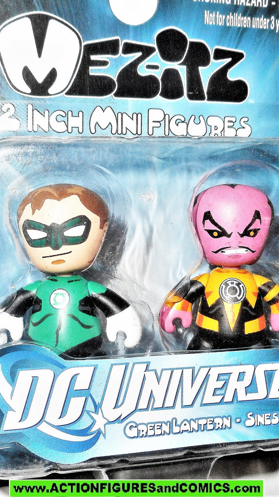 DC Universe Mezitz GREEN LANTERN Hal Jordan SINESTRO yellow mezco moc ...