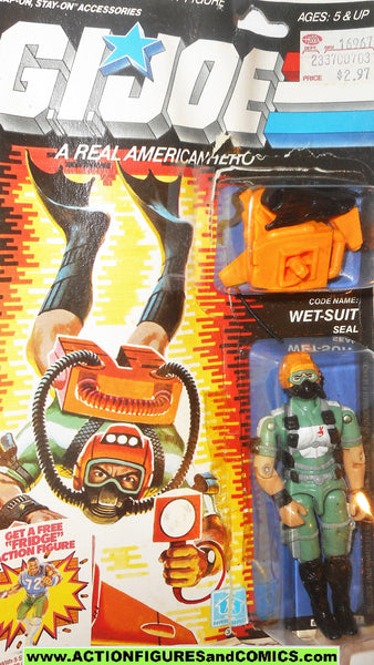 gi joe WET SUIT 1986 v1 vintage complete hasbro gijoe moc ...
