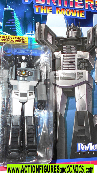 Transformers Reaction OPTIMUS PRIME the movie death black grey moc ...