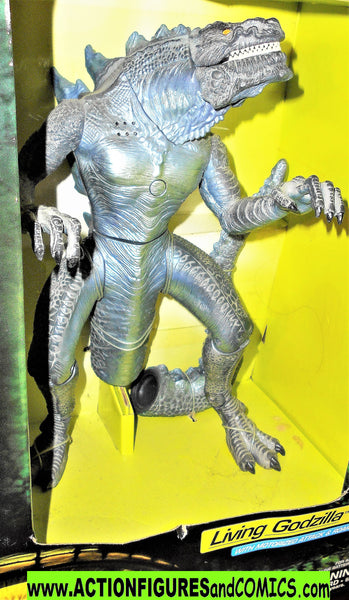GODZILLA trendmasters 1998 LIVING GODZILLA stands 12 inch tall moc mib ...