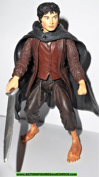 Lord of the Rings FRODO ringwraith reveal base toy biz complete hobbit ...