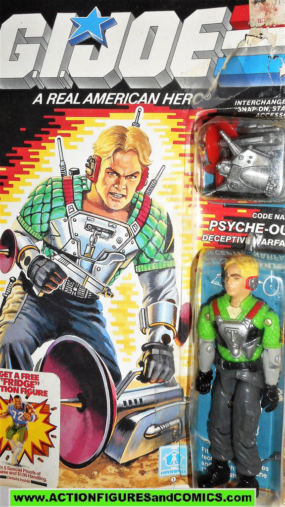 gi joe PSYCH-OUT 1987 v1 vintage paratrooper hasbro gijoe moc ...