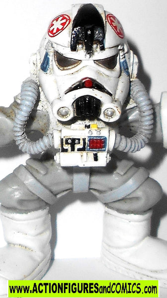 STAR WARS galactic heroes AT AT DRIVER complete 2008 hasbro ...