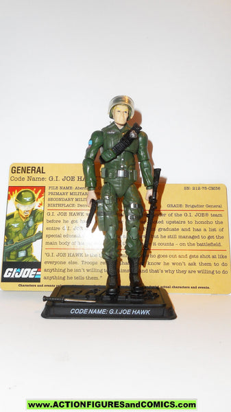 gi joe GENERAL HAWK 2008 v2 senior ranking 25th anniversary toys r us ...