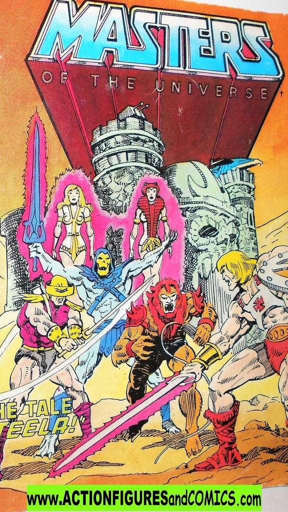 Masters of the Universe the TALE of TEELA 1982 he-man vintage mini com ...