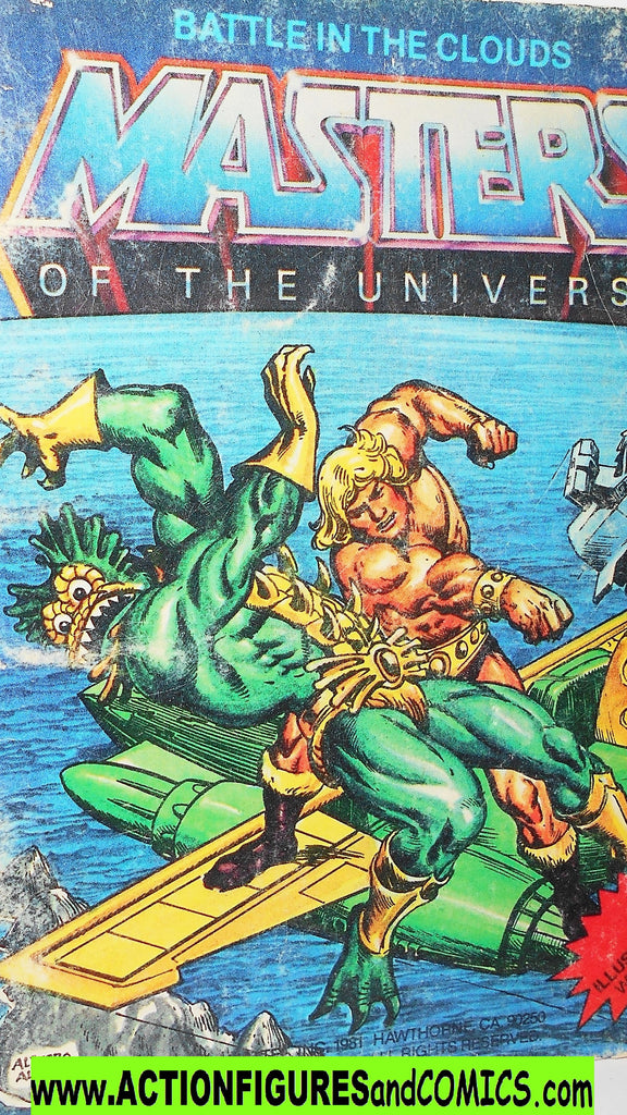 Masters of the Universe BATTLE in the CLOUDS vintage mini comic Teela ...