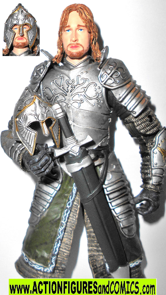 Lord of the Rings FARAMIR gondor armor complete 2003 toy biz hobbit lo ...