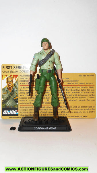 gi joe DUKE 2008 v25 25th anniversary senior ranking officer TRU ...