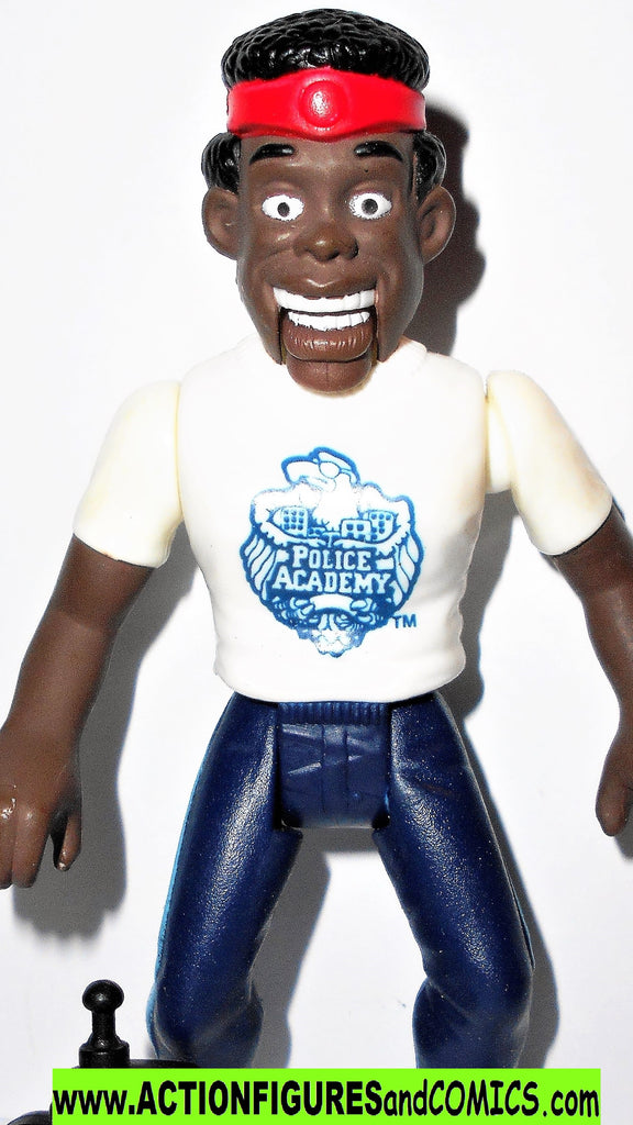 Police academy action figures LARVELL JONES 1988 movie complete ...