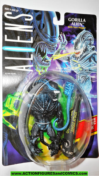 aliens vs predator kenner GORILLA ALIEN 1992 movie ape moc mip mib act ...