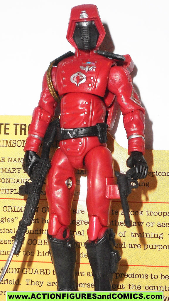 gi joe CRIMSON GUARD OFFICER 2008 v11 25th annivesary senior ranking t ...