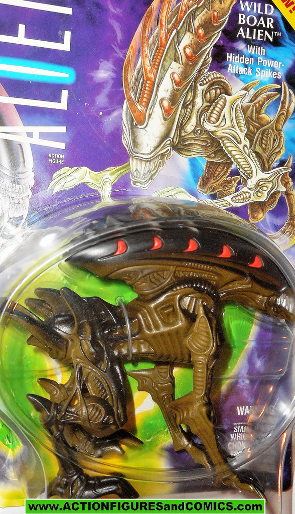 aliens vs predator kenner WILD BOAR ALIEN 1994 movie moc mip mib actio ...