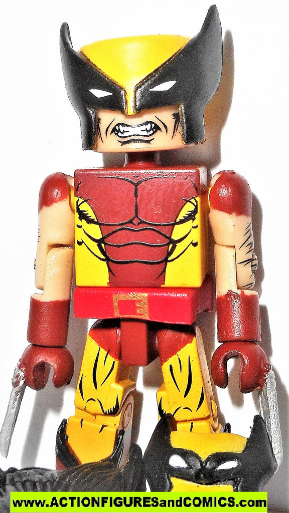 minimates WOLVERINE series 47 brown yellow suit x-men marvel universe ...