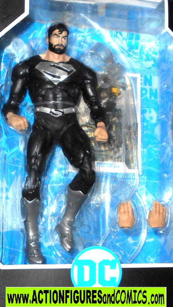 Dc Multiverse Superman Black Suit Mcfarlane Universe Moc Mib