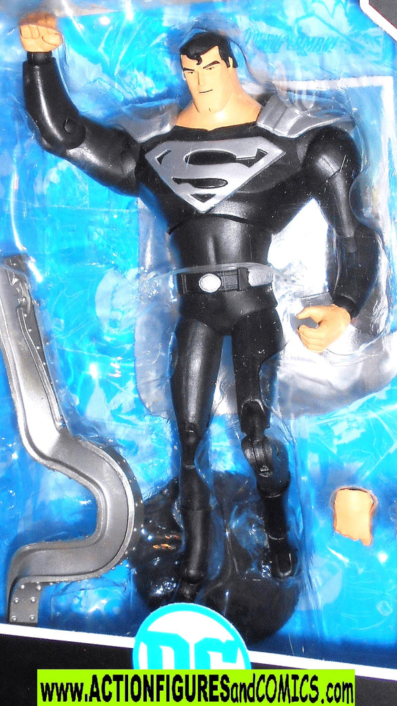 Dc Multiverse Superman Black Suit Animated Universe Moc Mib