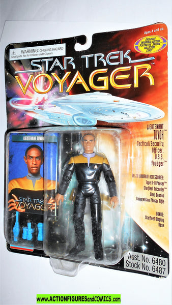 Star Trek TUVOK voyager 1996 playmates action figures toys moc ...