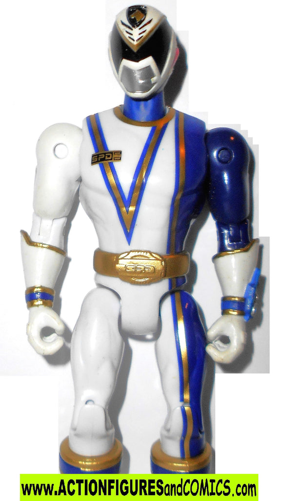 Power Rangers OMEGA RANGER 5 inch SPD Megaforce white fig ...