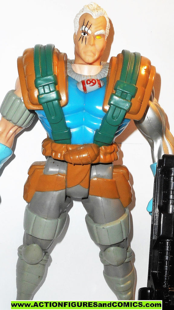 Marvel universe Toy biz CABLE 10 inch X-men animated deluxe collectors ...