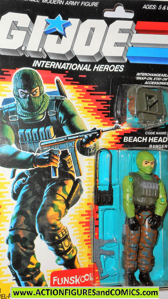 gi joe BEACHHEAD 1986 1999 funskool hasbro vintage g i moc ...
