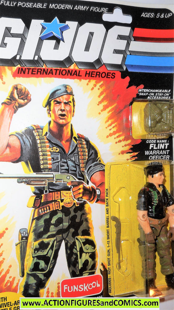 gi joe FLINT 1985 1999 funskool hasbro vintage g i moc ...