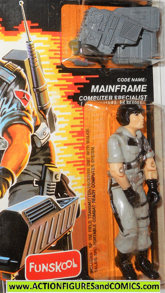 gi joe MAINFRAME 1986 1999 funskool hasbro toys moc vintage main frame ...