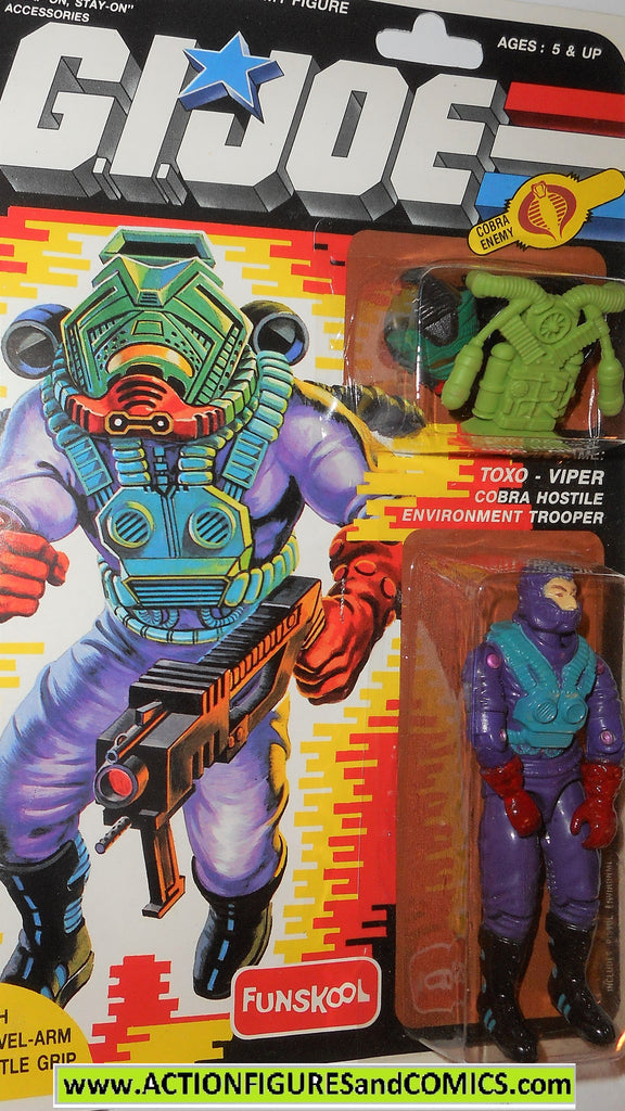 gi joe TOXO VIPER cobra 1988 1999 funskool hasbro vintage g i moc ...