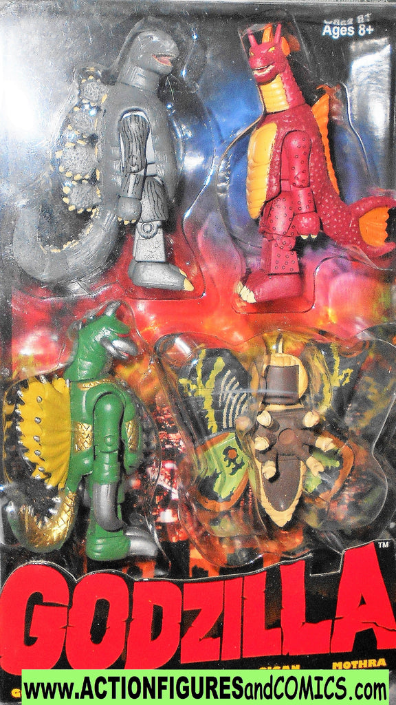 minimates GODZILLA classic monsters 2014 4 pack moc ...