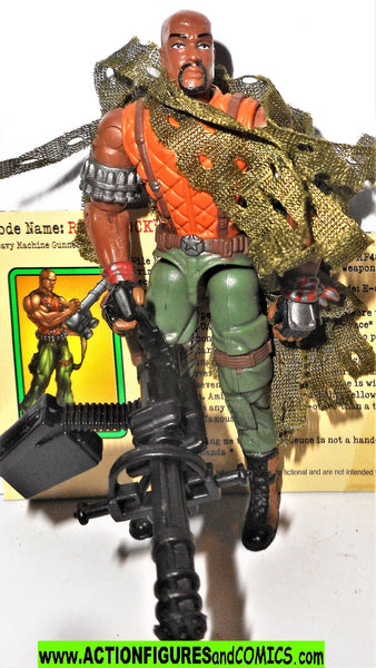 gi joe ROADBLOCK 2003 v9 spy troops action figures hasbro toys ...
