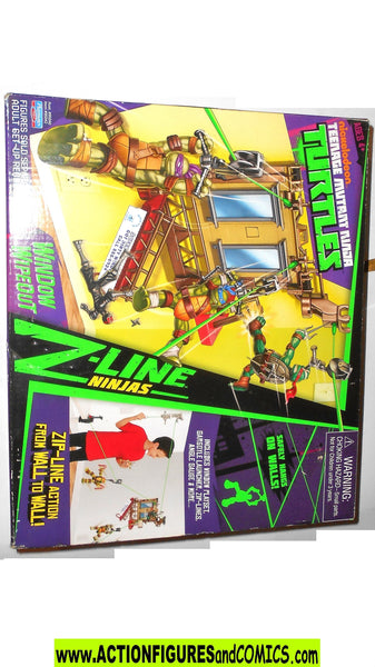 teenage mutant ninja turtles WINDOW WIPEOUT playset mib moc ...