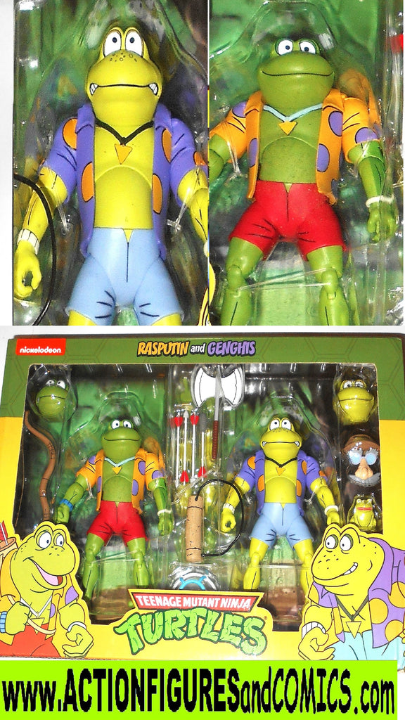 teenage mutant ninja turtles RASPUTIN GENGHIS FROG moc mib ...