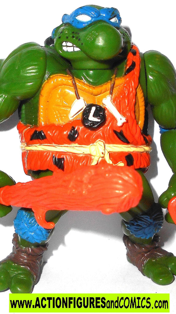 teenage mutant ninja turtles LEONARDO 1992 cave leo playmates ...