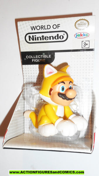 World of Nintendo MARIO CAT SUIT 2 inch Super Mario Bros jakks pacific ...