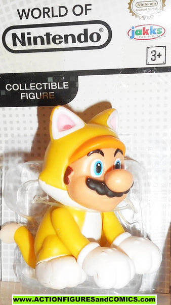 World of Nintendo MARIO CAT SUIT 2 inch Super Mario Bros jakks pacific ...