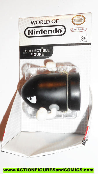 World of Nintendo BULLET BILL 2 inch VARIANT Super Mario Bros jakks pa ...