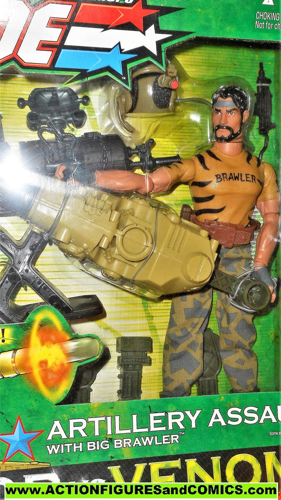 Gi joe BIG BRAWLER 12 inch artillery assault valor vs venom 2003 moc m ...