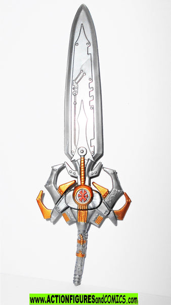 masters of the universe HE-MAN POWER SWORD 2002 gold motu part ...