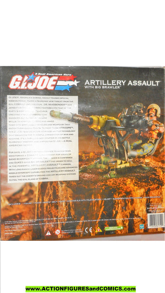 Gi joe BIG BRAWLER 12 inch artillery assault valor vs venom 2003 moc m ...
