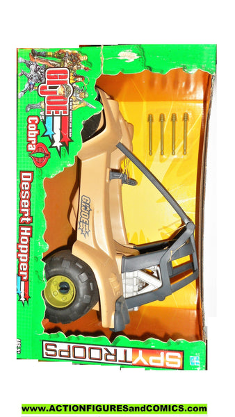 Gi joe DESERT HOPPER 12 inch scale dune buggy spytroops 2003 moc mip m ...