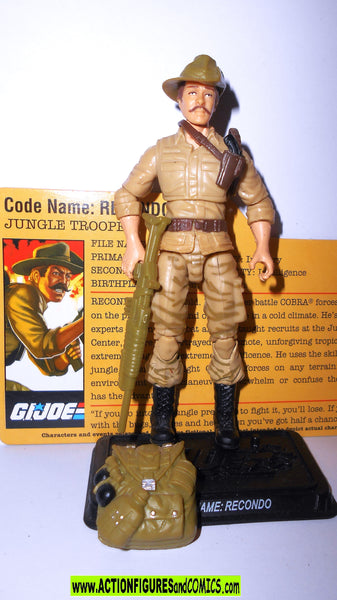 gi joe RECONDO 2009 25th anniversary complete vintage retro ...