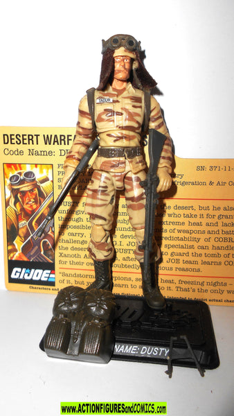 gi joe DUSTY 2008 v12 25th anniversary complete vintage 1985 retro ...