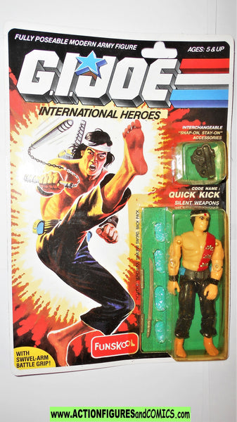 gi joe QUICK KICK 1985 1999 funskool hasbro vintage g i moc 00 ...
