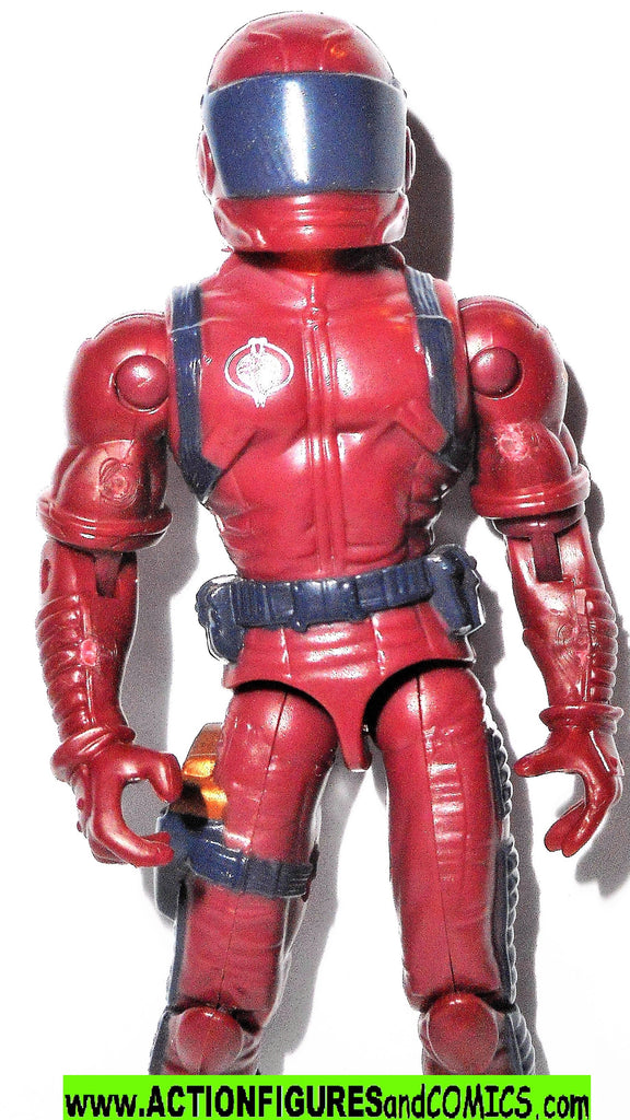 gi joe COBRA COILS 2003 crimson red spytroops spy troops ...