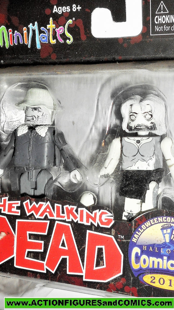 minimates DALE FEMALE ZOMBIE the walking dead halloween comicfest moc ...