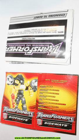 TRANSFORMERS robots in disguise RID SIDEWAYS motorcycle ...