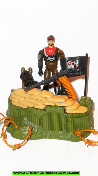 Gi joe GENERAL BLITZ sgt savage ENEMY BATTLE BUNKER 1994 gijoe g i 100 ...
