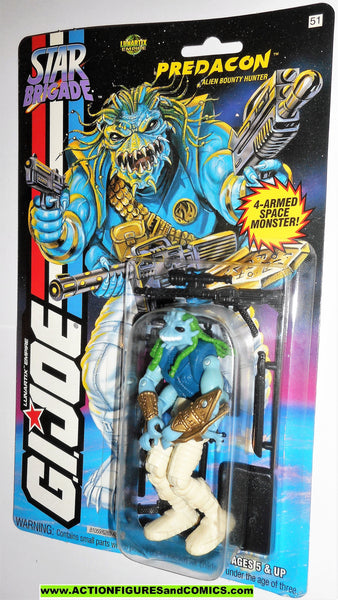 gi joe PREDACON alien bounty hunter 1994 star brigade vintage moc ...