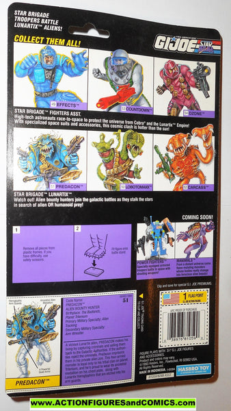 gi joe PREDACON alien bounty hunter 1994 star brigade vintage moc ...