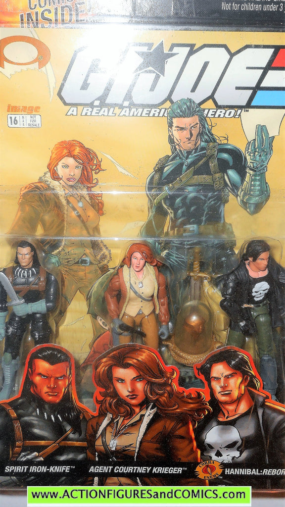 Gi joe COVERGIRL SPIRIT HANNIBAL REBORN comic pack 16 image DTC moc ...