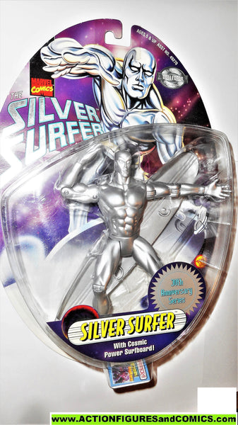 Silver surfer toy biz SILVER SURFER 1997 marvel super heroes universe ...